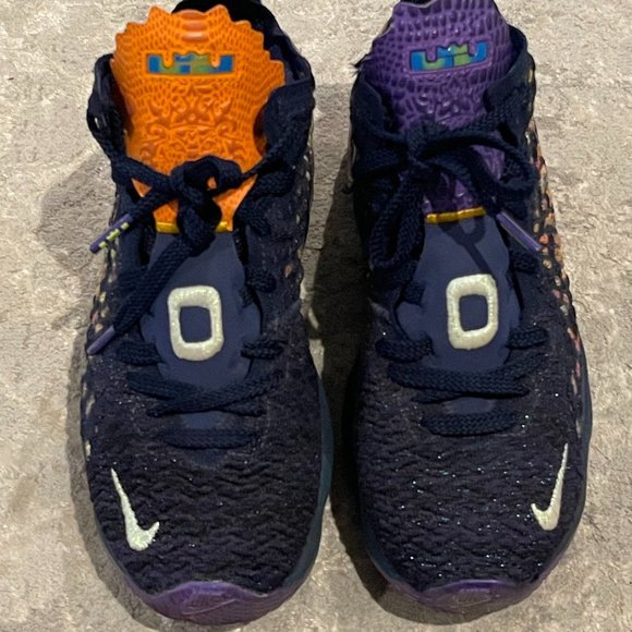 Nike | Shoes | Nike Lebron James Xvii 7 Shoes 17 Gs Youth 5 5y Monsters ...